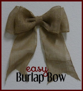 31 Interesting DIY Burlap Bow Tutorials