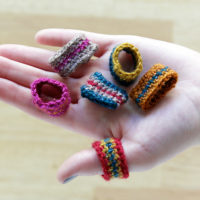 19+ Cute Crochet Ring Patterns | Crochet Finger Rings