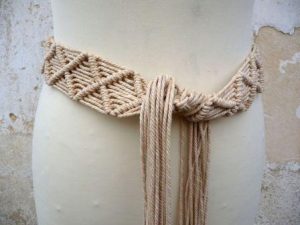 13 Easy Macrame Belt Patterns & Tutorials | Macramé Belt