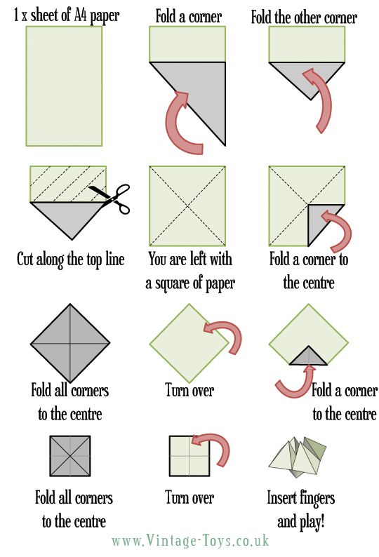How To Make A Cootie Catcher Printable Printable Word Searches
