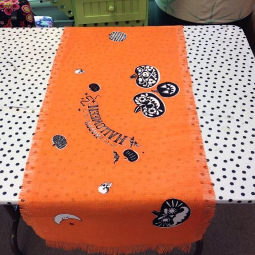 25 Free Halloween Table Runner Patterns & Ideas