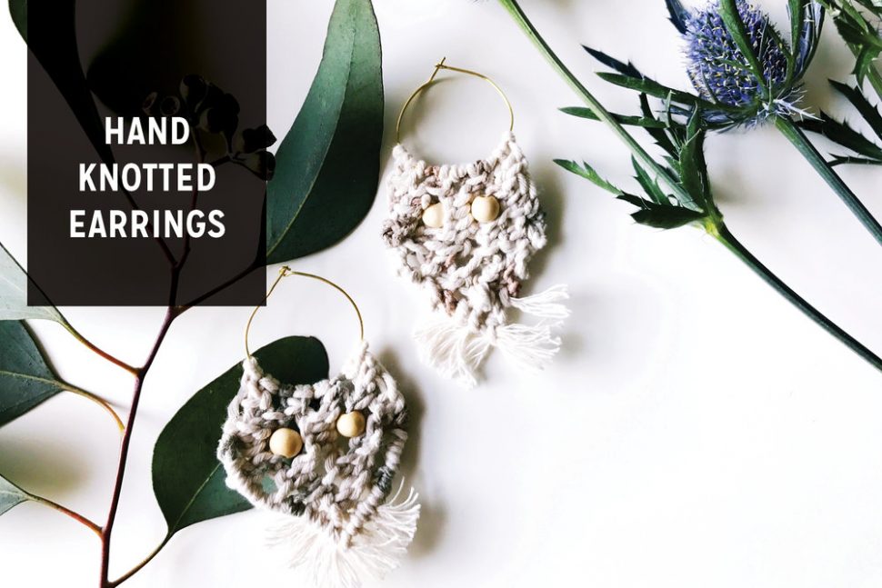 17 DIY Macrame Earrings Patterns {Free} | Ideas for DIY