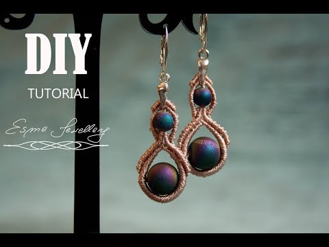 17 DIY Macrame Earrings Patterns {Free} | Ideas for DIY