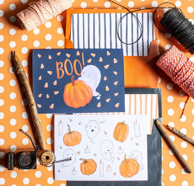 20 DIY Halloweeen Card Ideas For Kids And Adults